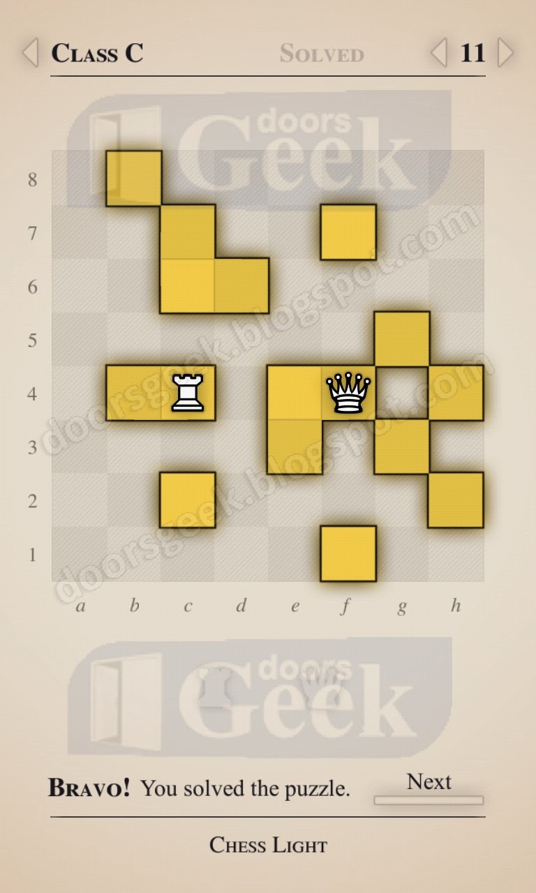 Chess Light [Class C] Level 11 ~ Doors Geek